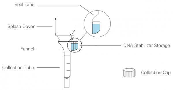 Saliva Sample Collection Kits For Collecting Saliva Samples 10mL ...